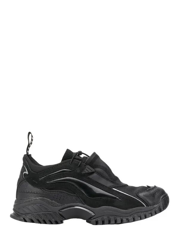 Random Identities Contrast Panel Sneakers - Black