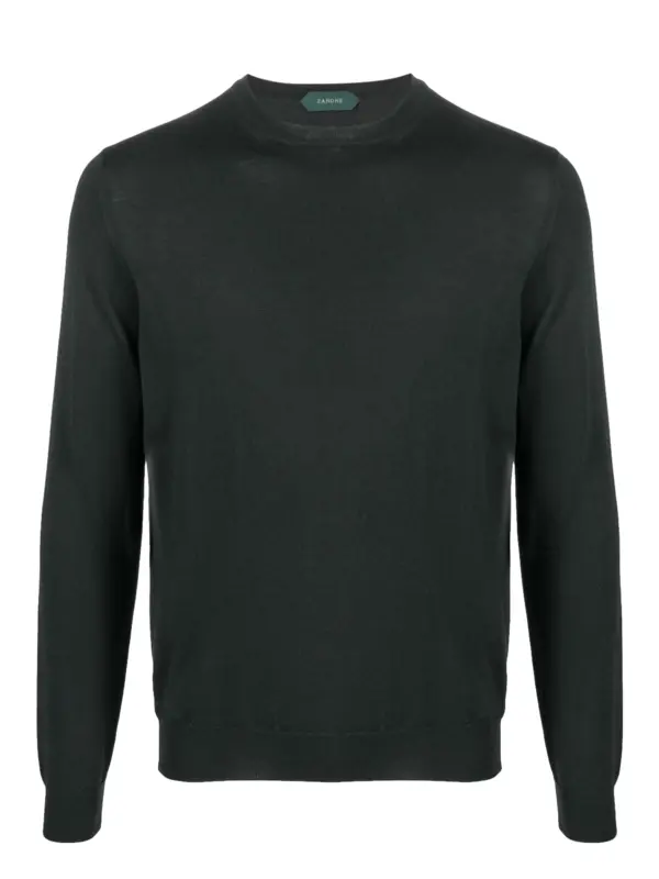 ZANONE Textured Sweater - Green