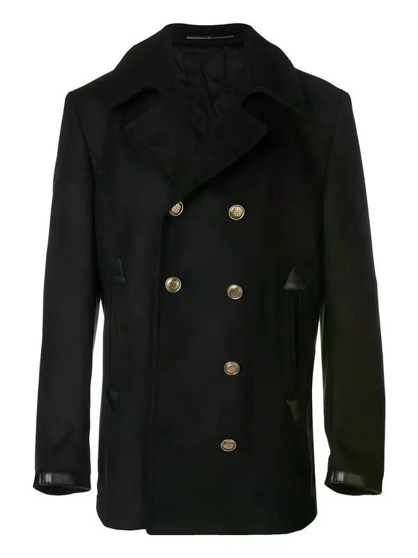 Givenchy Classic Pea Coat - Black
