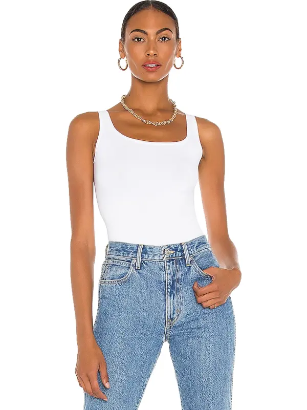 Theory Len Tubular Tank - White