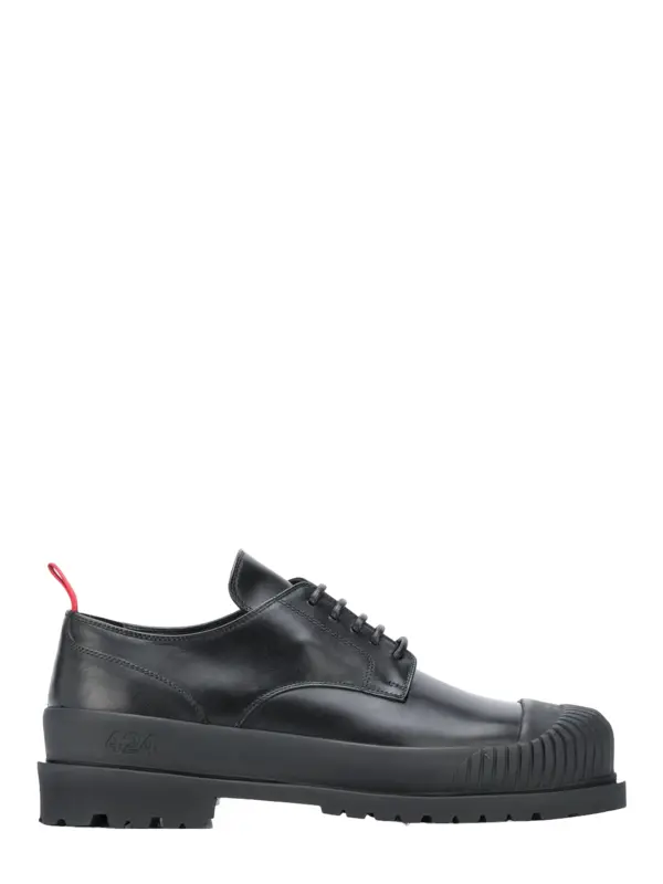 424 Leather Derby Shoes - Black