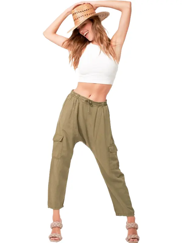 SIWY Eliot Cargo Pants - Green