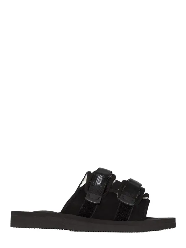 Suicoke Moto Touch-strap Slides - Black