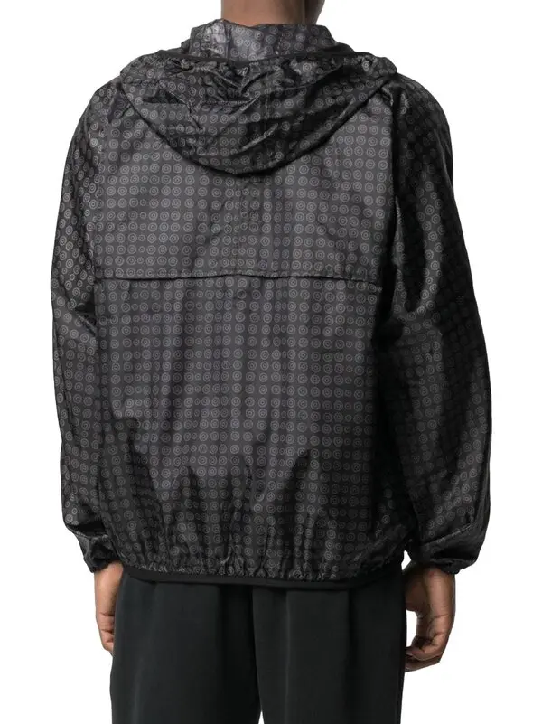 10 CORSO COMO Hooded Logo-print Jacket - Black