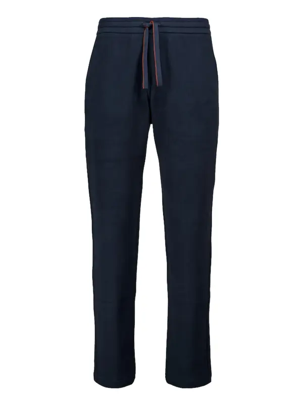 Loro Piana Horsey Cotton Fleece Sweatpants - Blue