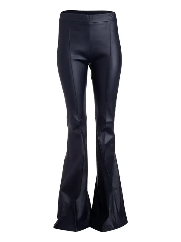 Rosetta Getty Mid-rise Flared Trousers - Blue