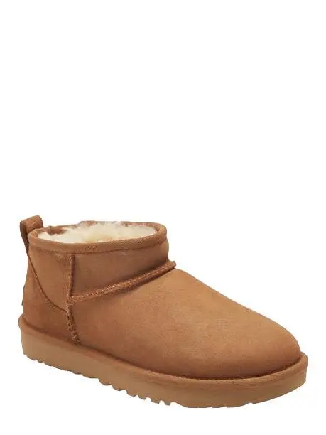 UGG Ultra Mini Classic Boots - Chestnut Suede