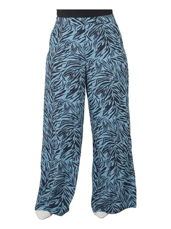 STANDARDS & PRACTICES High Waist Wide Leg Pants - Zebra Fever