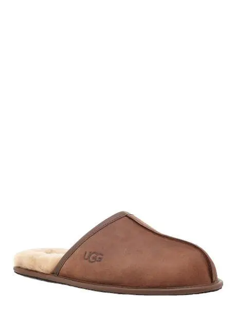 UGG Genuine Shearling Scuff Slipper - Tan