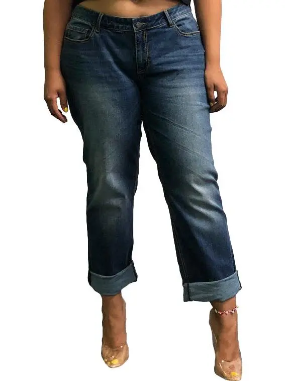 STANDARDS & PRACTICES Boyfriend Jeans - Dark Wash
