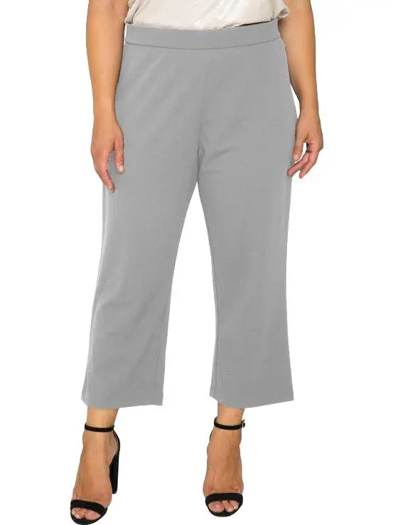 STANDARDS & PRACTICES High Waisted Crepe Pants - Dark Grey
