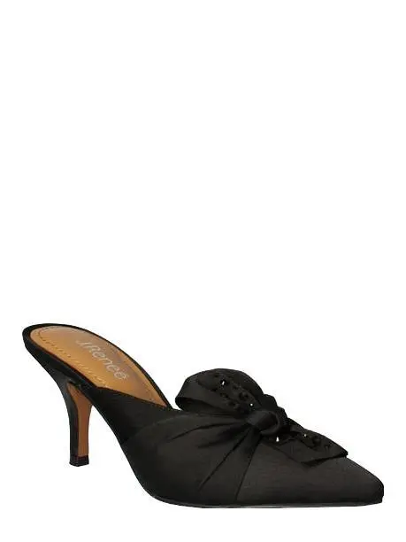 J. Reneé Mianna Kitten Heel Mules - Black
