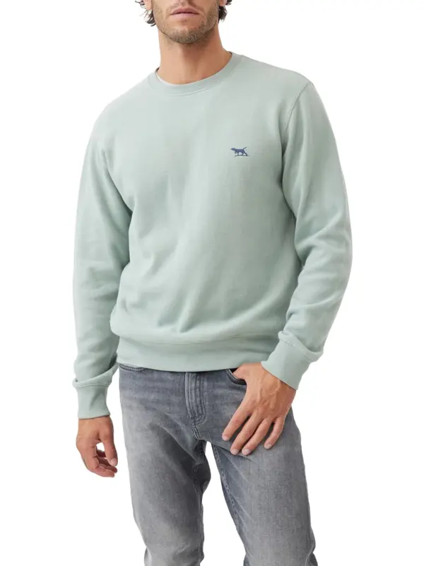 Rodd & Gunn Logo Detail Sweatshirt - Celadon