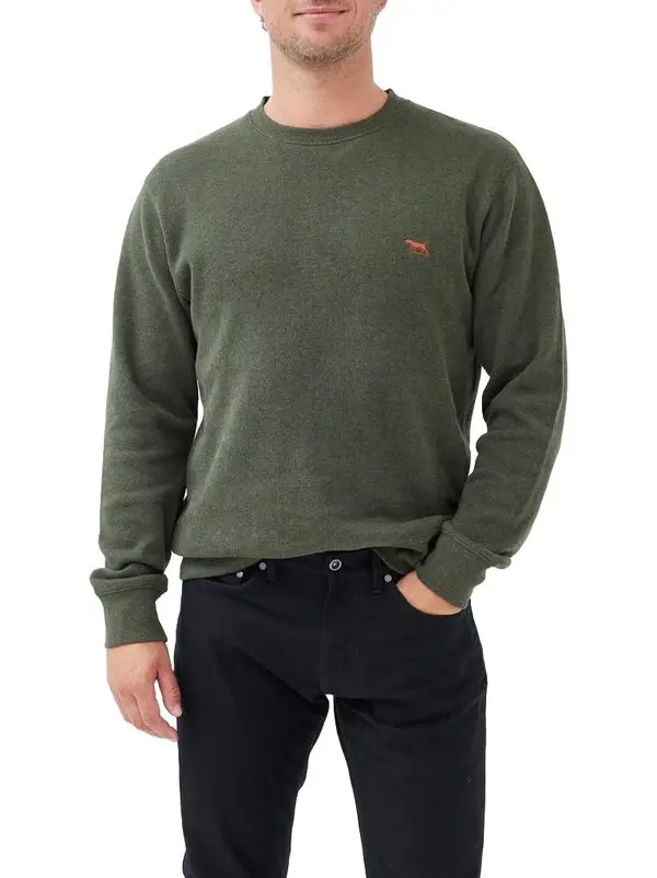 Rodd & Gunn Logo Detail Sweatshirt - Seaweed