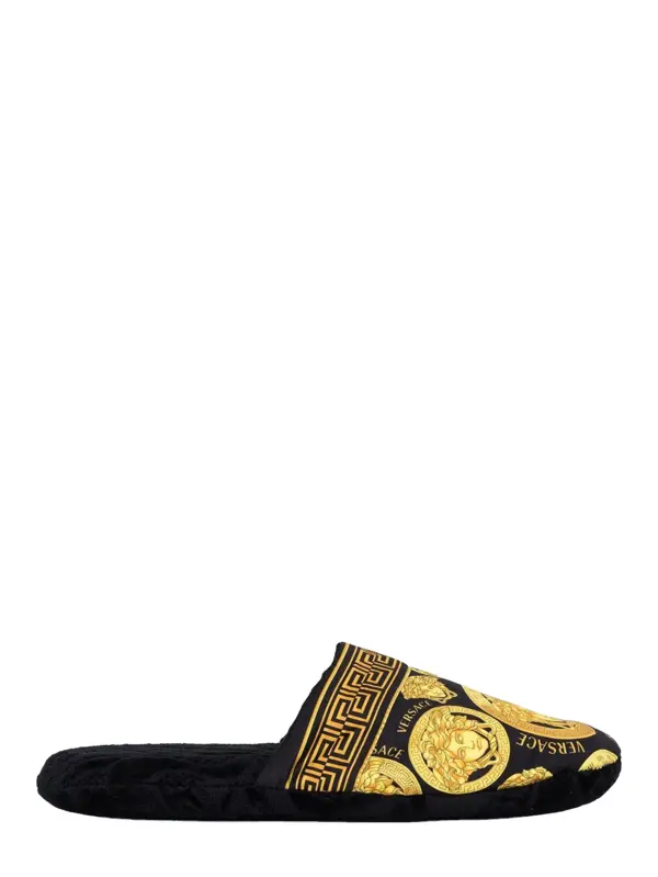 Versace Medusa Amplified Slippers - Black