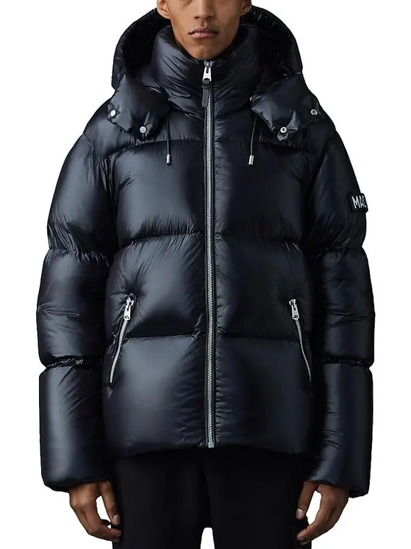 Mackage Kent Hooded Puffer Jacket - Black