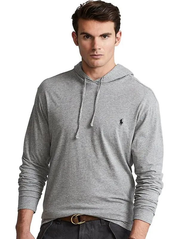 Ralph Lauren Jersey Hooded T-shirt - Dark Vintage Heather