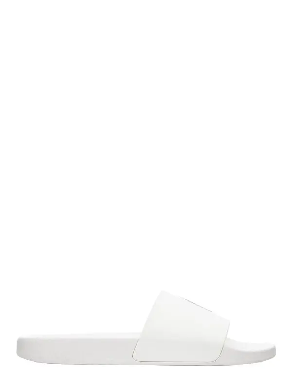 Ralph Lauren Logo-print Slides - White