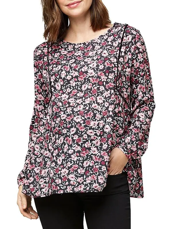 NOM MATERNITY Stella Maternity Top - Winter Floral