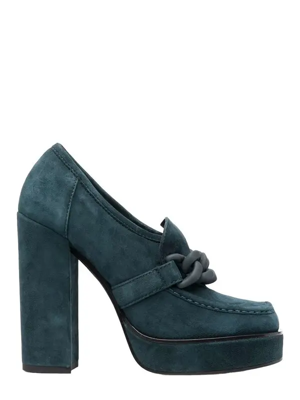 LE SILLA Lana Suede Pumps - Green