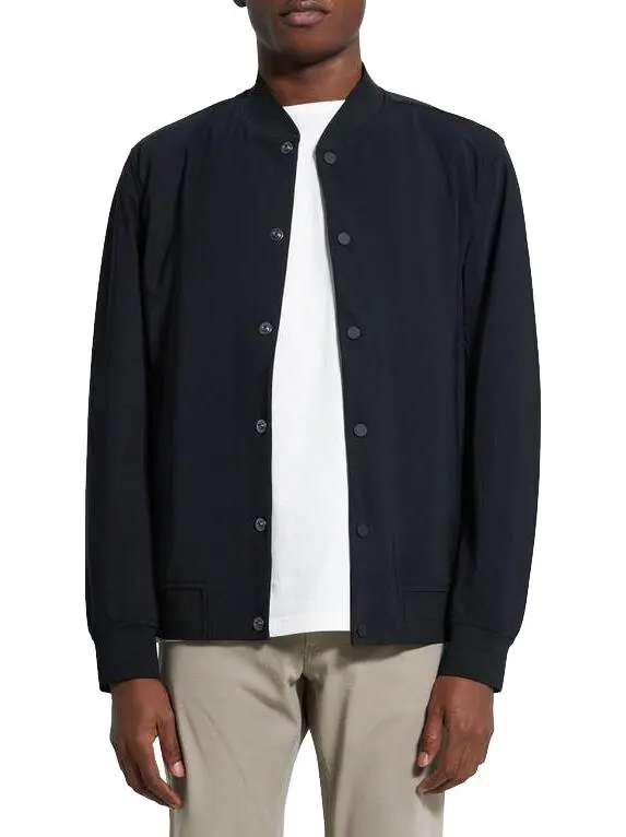 Theory Murphy Precision Bomber Jacket - Black - 001