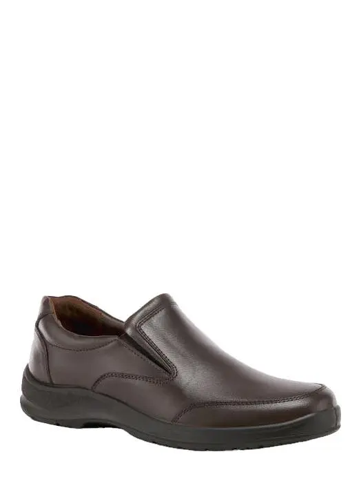 SPRING STEP SHOES Abisko Leather Slip-on - Dark Brown