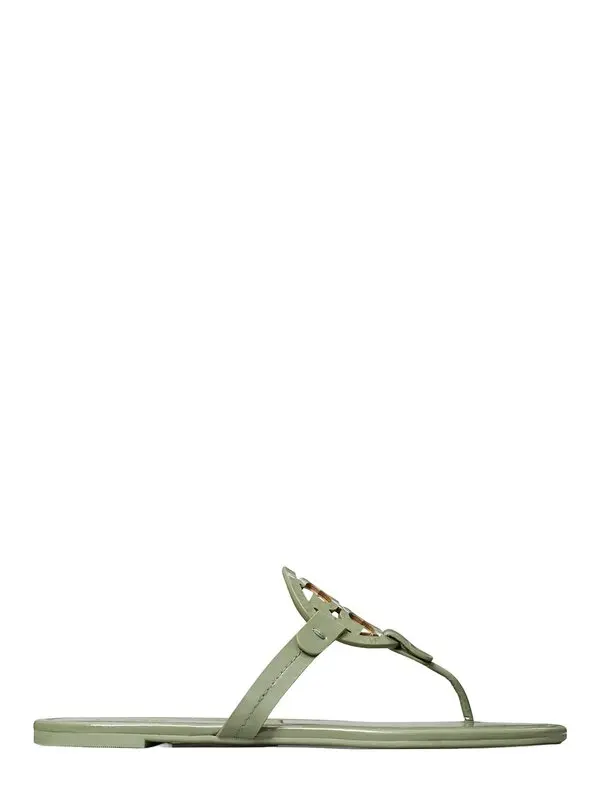 Tory Burch Miller Patent Leather Sandals - Jade