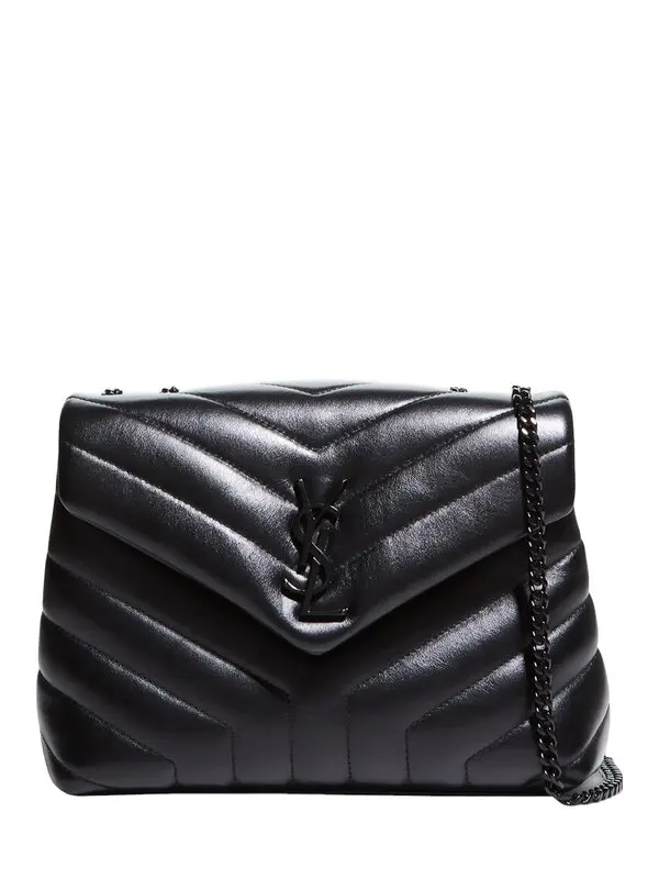Saint Laurent Loulou Small Shoulder Bag - Black