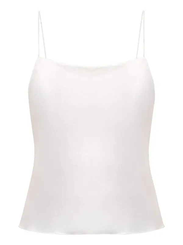 Alice + Olivia Harmon Drapey Tank - Off White