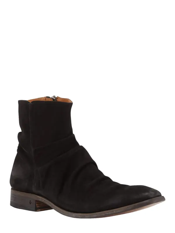 John Varvatos Morrison Sharpei Suede Boots - Black