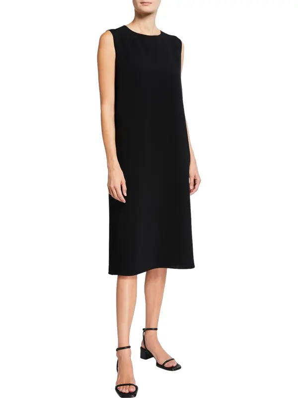 THE ROW Mirna Midi Dress - Black