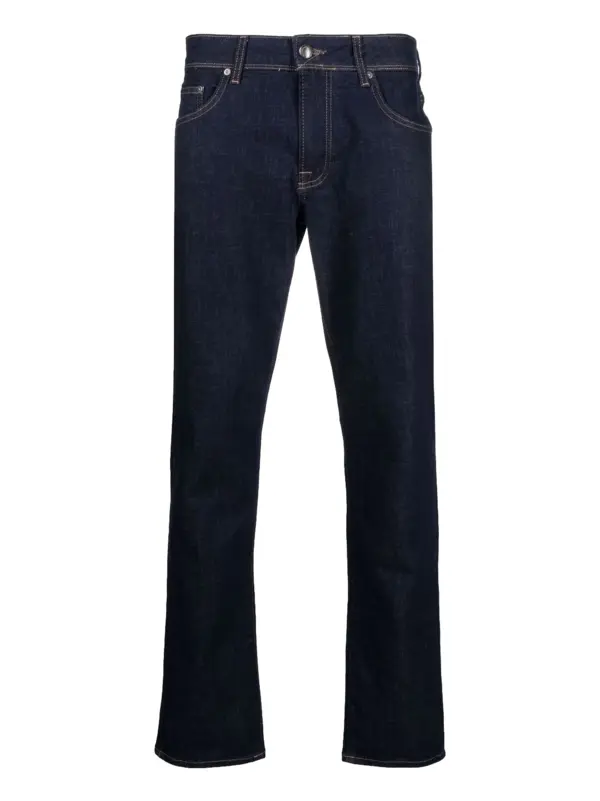 HACKETT Mid-rise Slim-fit Jeans - Blue