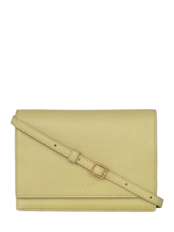 YU MEI Suki Leather Clutch - Yellow