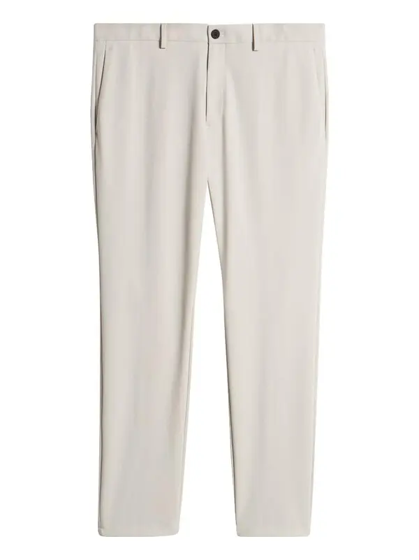 Theory Zaine Precision Ponte Knit Trousers - Putty
