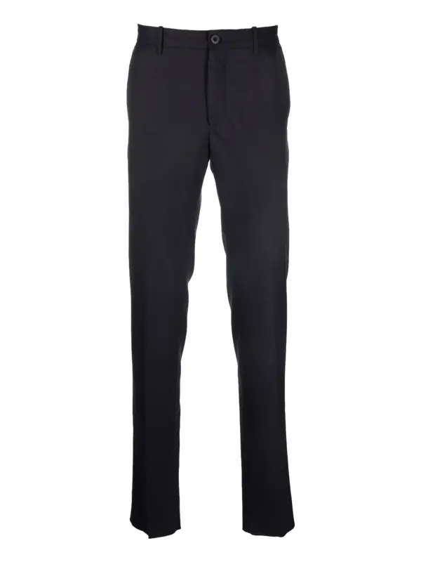 Incotex Slim-cut Cropped Trousers - Blue