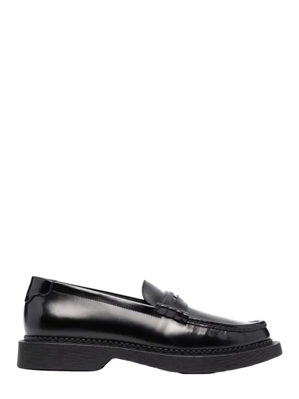 Saint Laurent Teddy Penny Loafers - Black