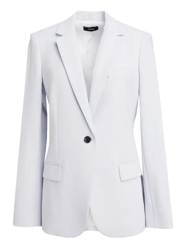 Theory Staple Crepe Blazer - Lilac