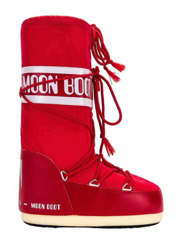 Moon Boot Nylon Boots - Red