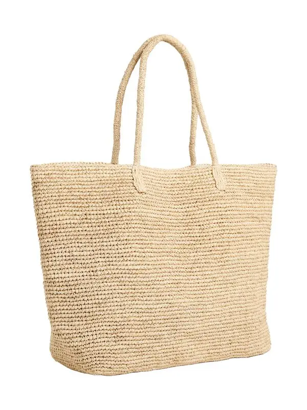 Hat Attack Jane Raffia Tote - Natural