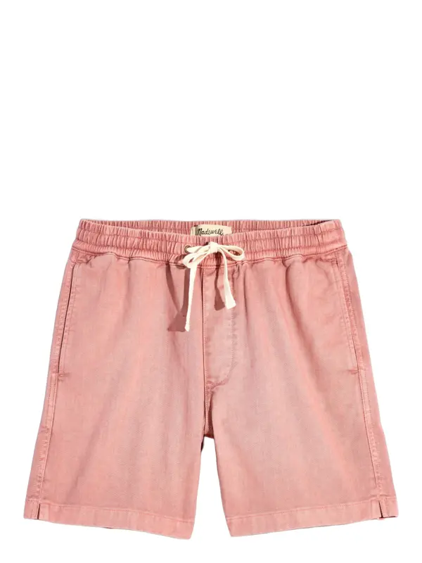 Madewell Cotton Twill Everywear Shorts - Warm Thistle
