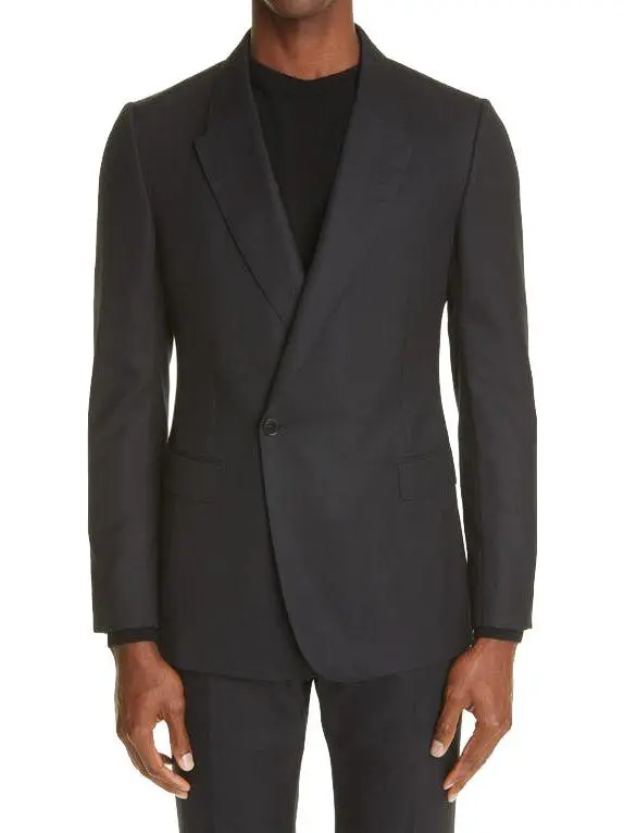 Zegna Achillfarm Wool Blazer - Black