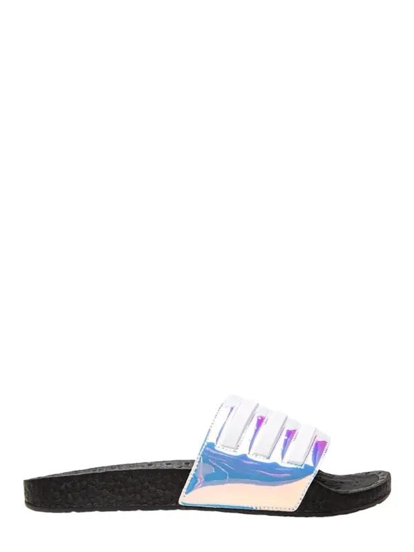 Adidas Adilette Boost Slides - Silver