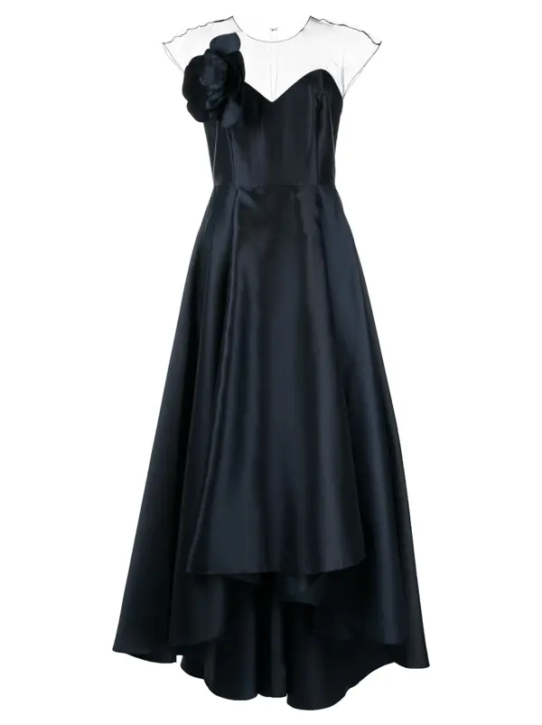 Sachin & Babi Blakely Satin Gown - Blue