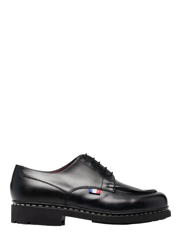 Paraboot Chambord Leather Derby Shoes - Black