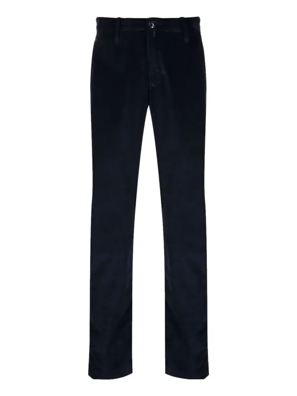 Jacob Cohen Slim-fit Corduroy Trousers - Blue