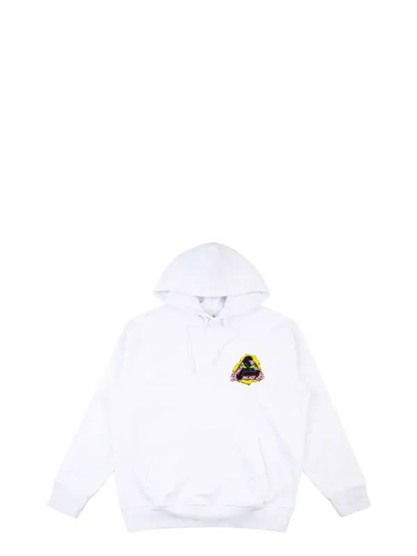 PALACE Tri-ripper Drawstring Hood - White