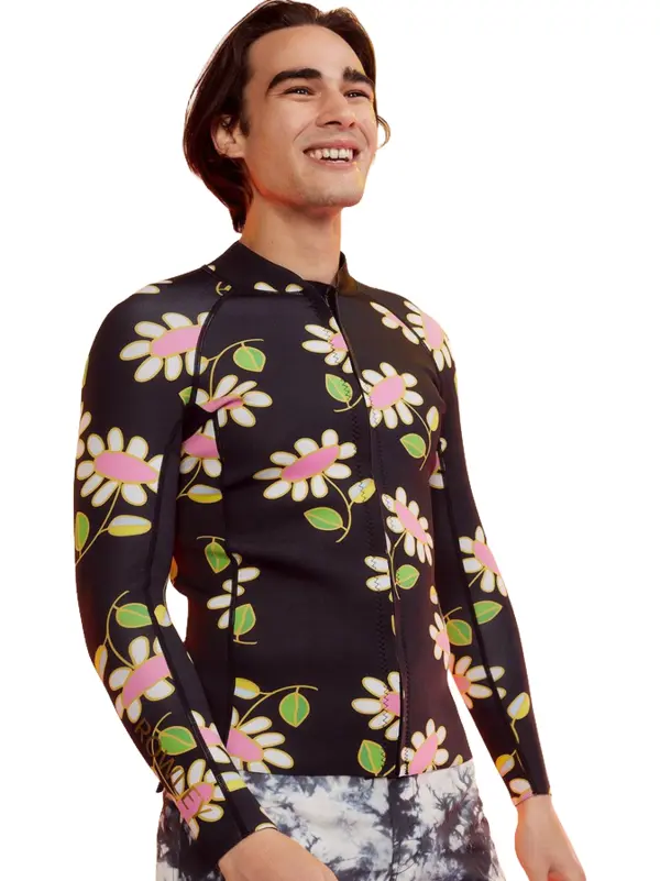 Cynthia Rowley Surf Jacket - Black / Multicolor