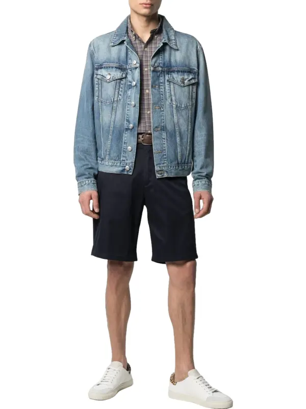 DEPARTMENT 5 Logo Patch Shorts - Blue