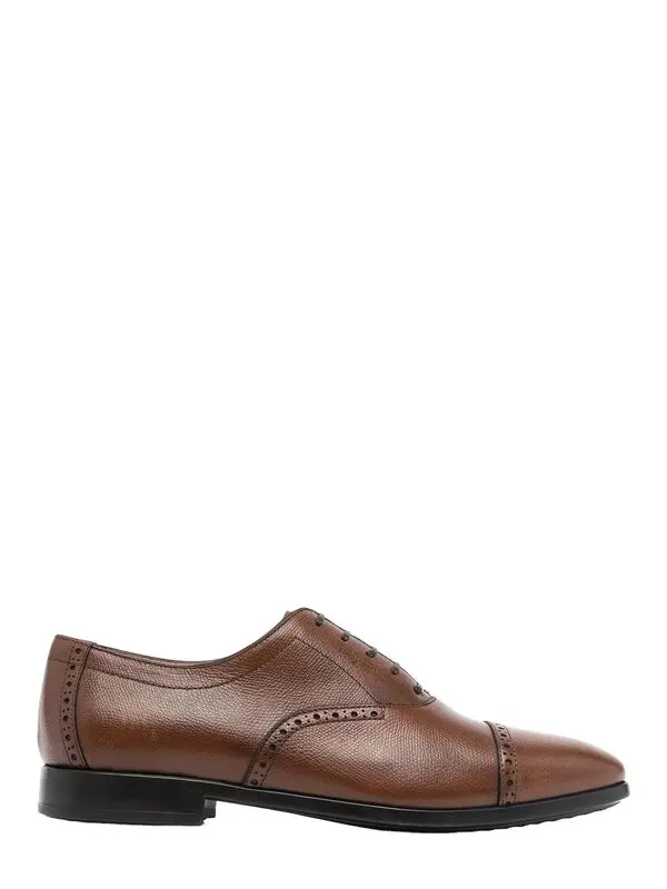 FERRAGAMO Lace-up Oxford Shoes - Brown