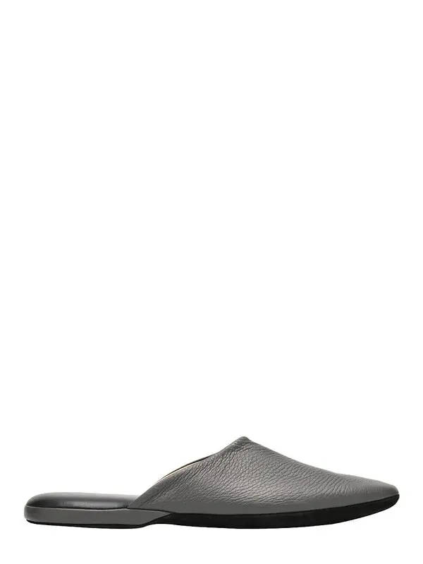 Charvet Deerskin Slippers - Smoke